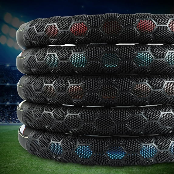 15 Inches Car Steering Wheel Cover, Carbon Fiber Honeycomb Football ...