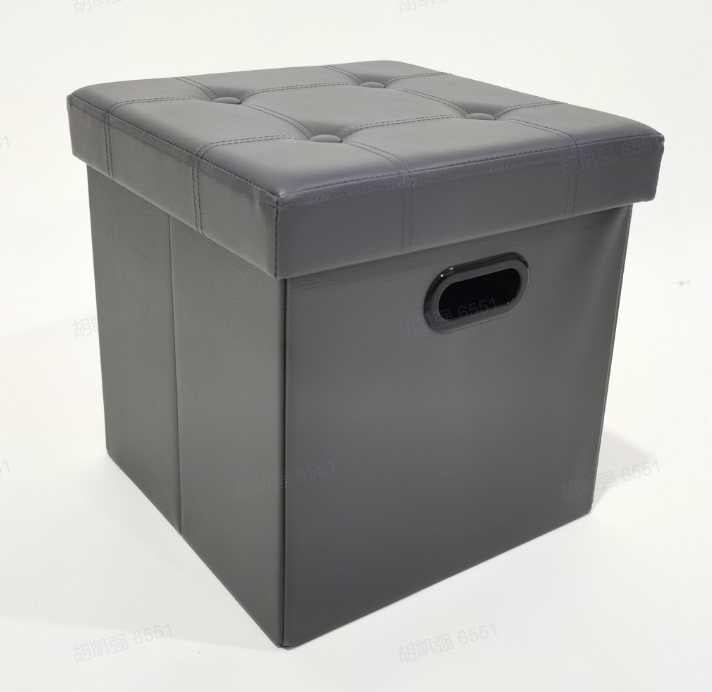 SONGMICS 15 Inches Folding Storage Ottoman, Cube Footrest, Coffee Table ...