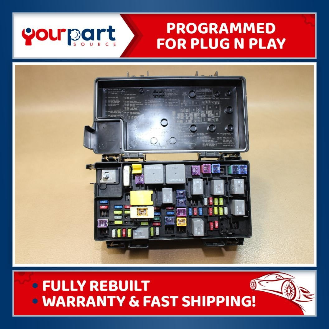 15 JEEP WRANGLER OEM TIPM TEMIC INTEGRATED FUSE BOX 68263897 REBUILT ...