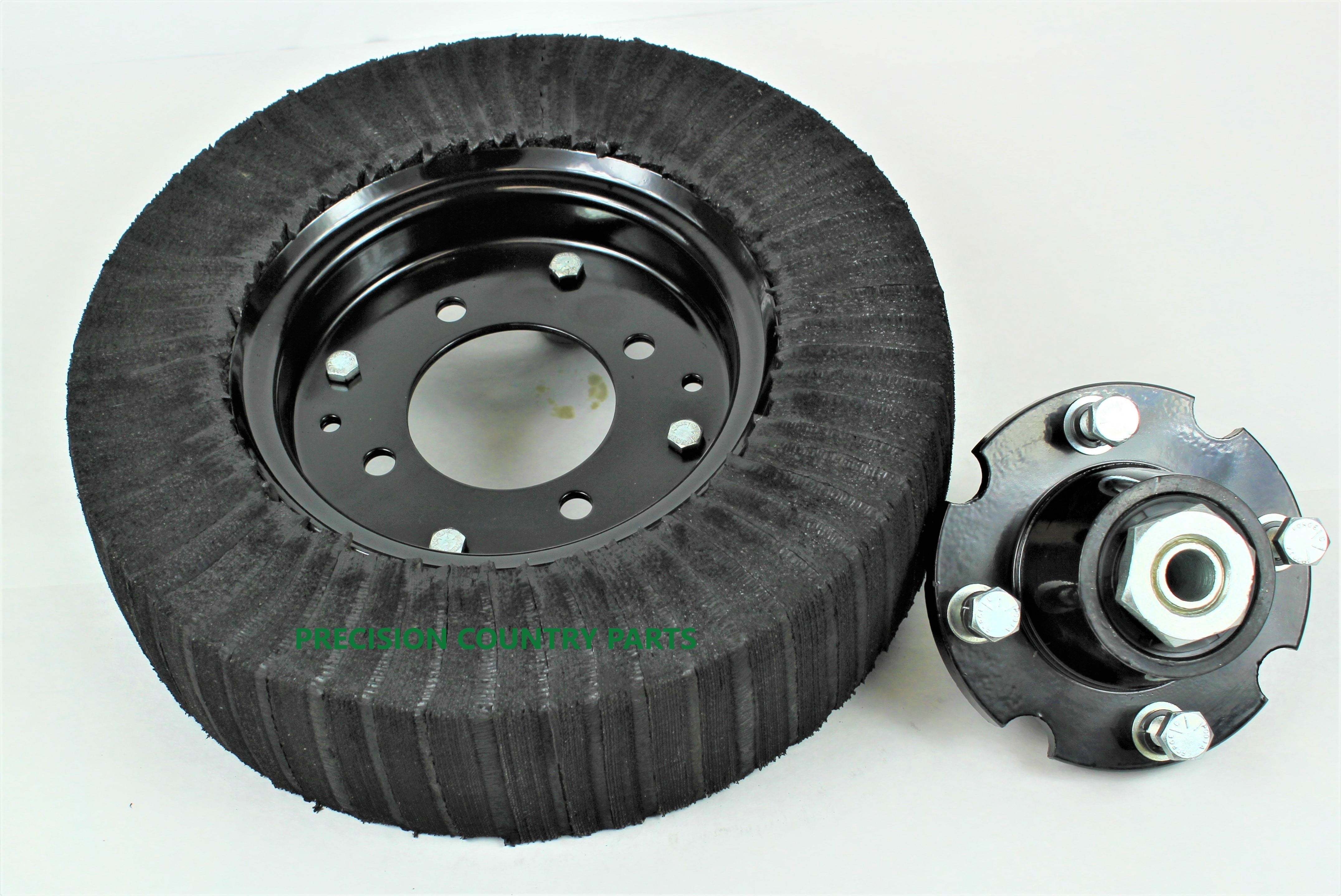 Precision Country Parts 15" Laminated Tire and Hub Assembly, 3/4" Axle ...
