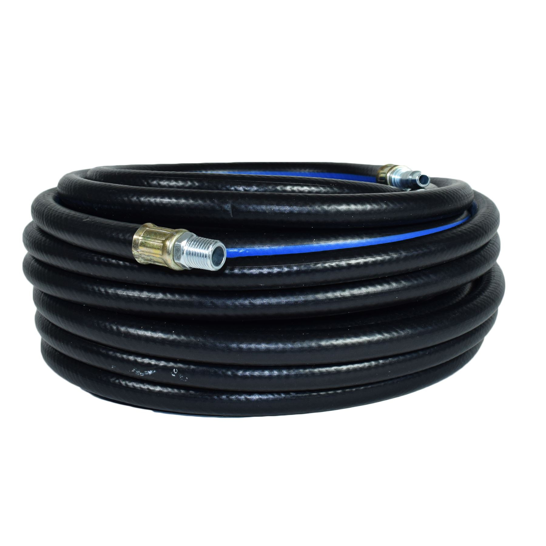 15 Metre / 50 Feet Compressor Airline Air Hose 8mm Internal Soft Rubber ...