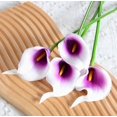 15 Miniature Artificial Calla Lilies - Vibrant Faux Flowers for ...