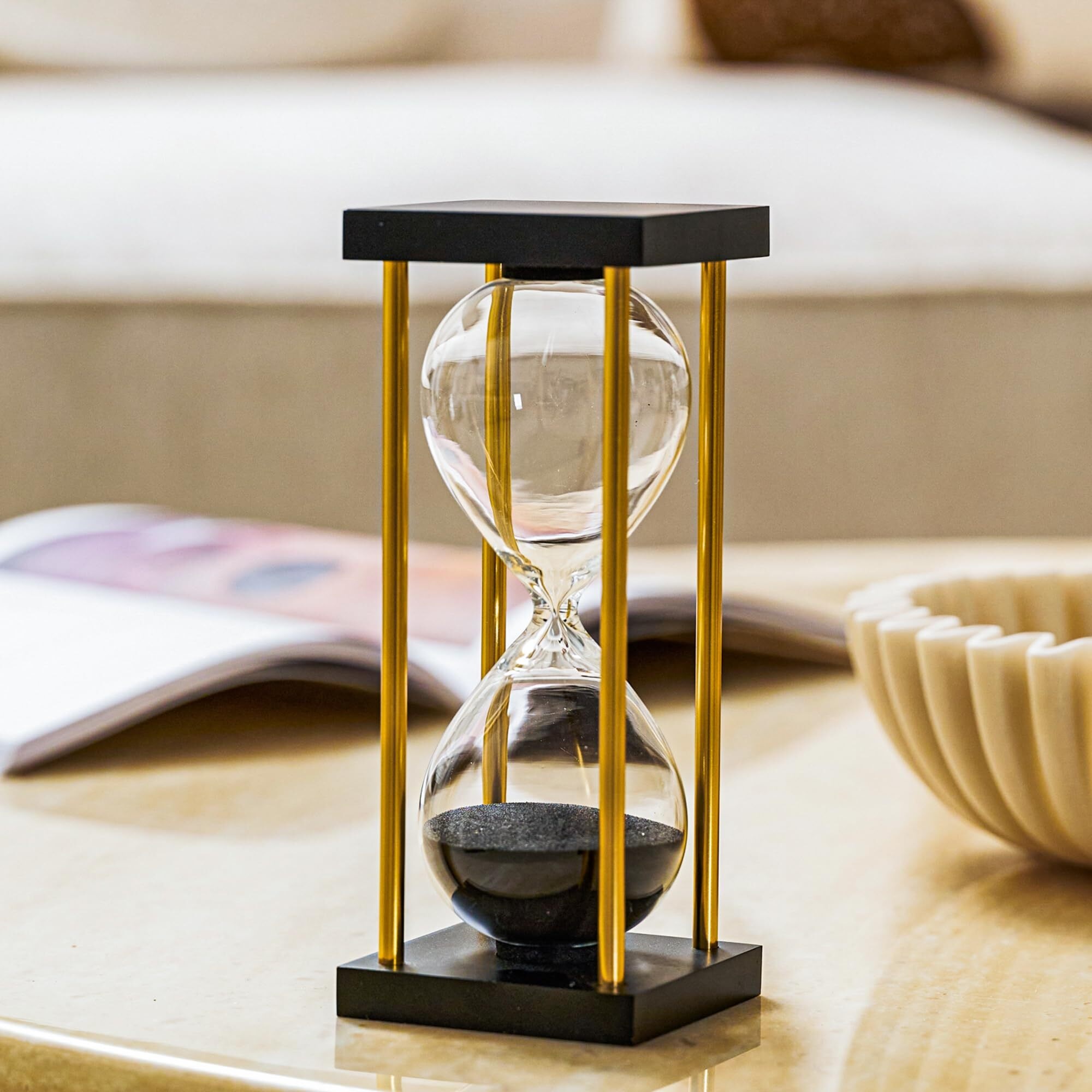 15 Minute Sand Timer Hourglass Tea Timer for Kitchen Cooking Visual ...