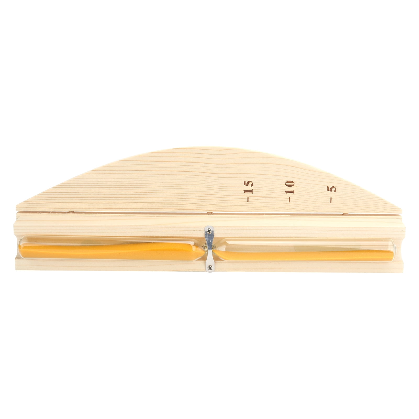 15-Minute Sauna Hourglass Timer With Mounting Bar - Wooden & Glass Sand ...
