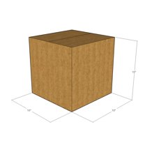 5 Extra Strength 9x9x9 Corrugated Boxes, 32 ECT, New, for Packing ...