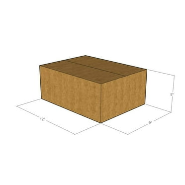 Calenzana 12x9x3 Brown Shipping Box Set of 20, Corrugated Cardboard ...