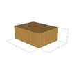 Box Partners Flat Corrugated Boxes 13" x 10" x 4" Kraft 25/Bundle 13104 ...
