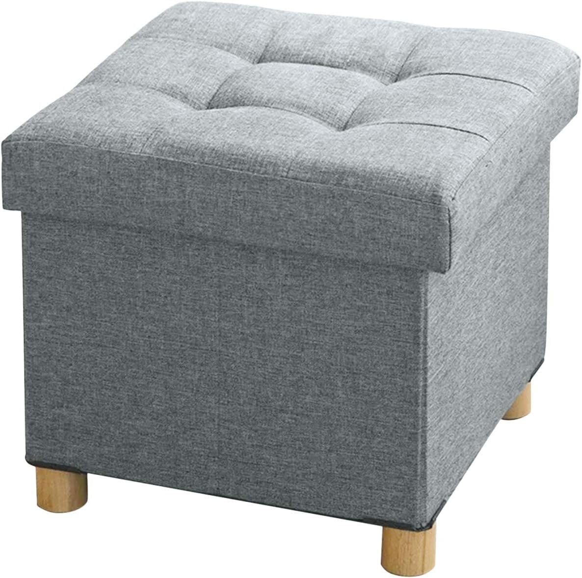 15 Ottoman with Storage, Square Small Storage Ottoman Foot Rest with ...