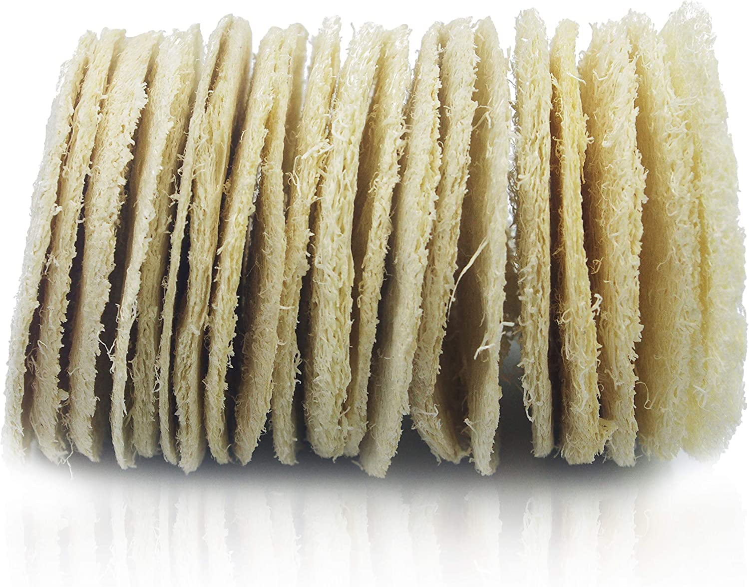 (15 PACK) MINI-Sized Exfoliating Complexion Pure Loofah Face Pad ...