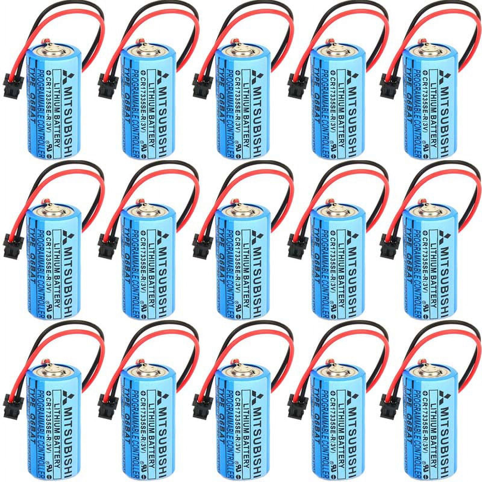 15 PCS 1800mAh CR17335SE-R 3V Q6BAT Non-Rechargable 3V Battery for ...