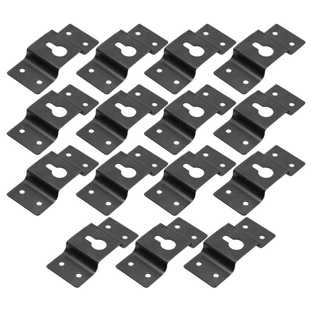15 PCS Bar Speaker Rear Hook Speaker Hook 3X7.1CM Black - Walmart.com