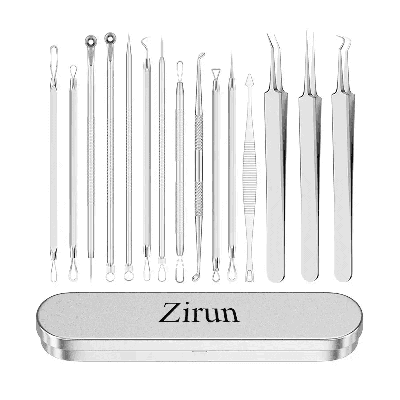 15 PCS Blackhead Remover Pimple Popper Tool Kit,Black Head Removal ...