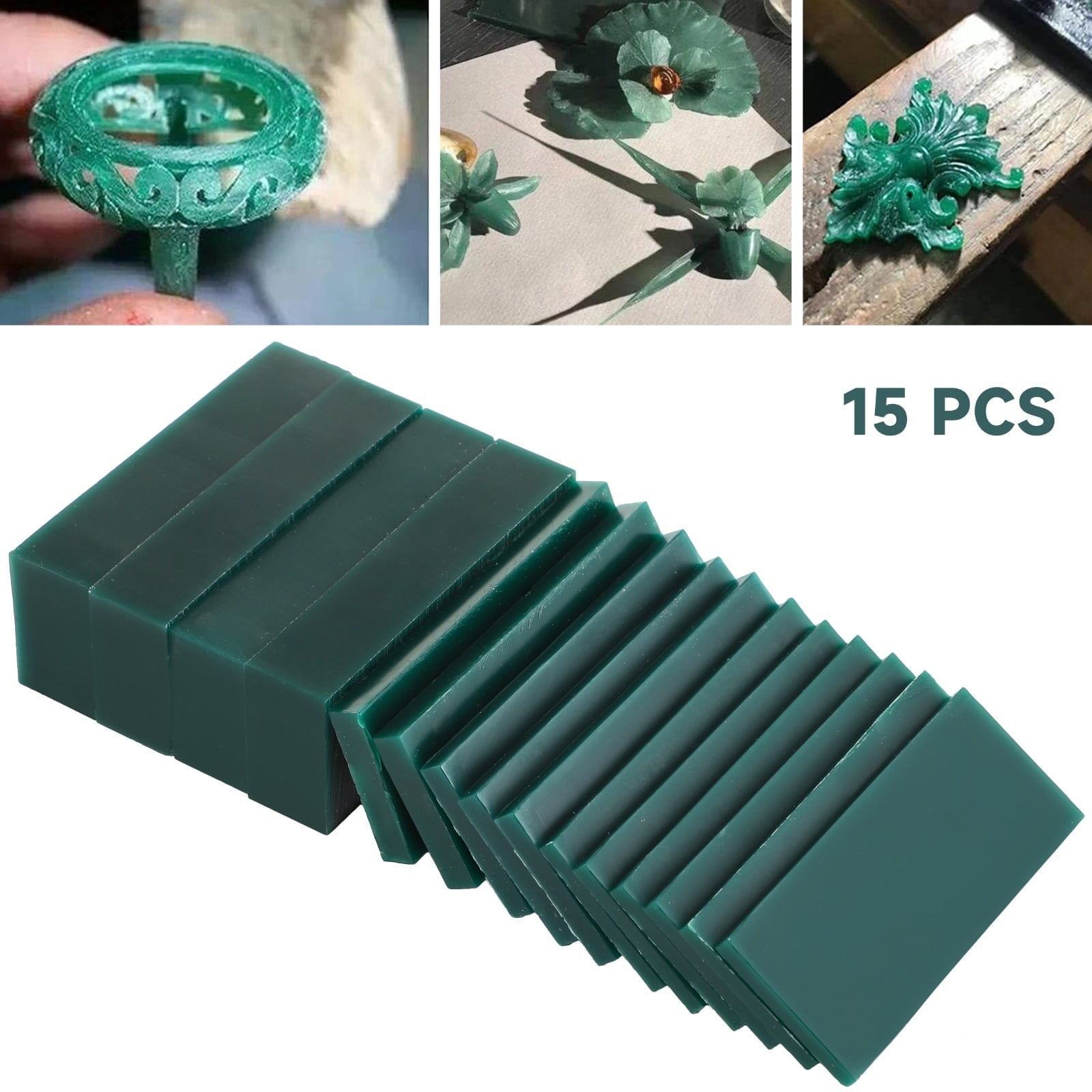15 Pcs Sculpting Wax Blocks Set for DIY Making, Casting Jewelry Molding ...