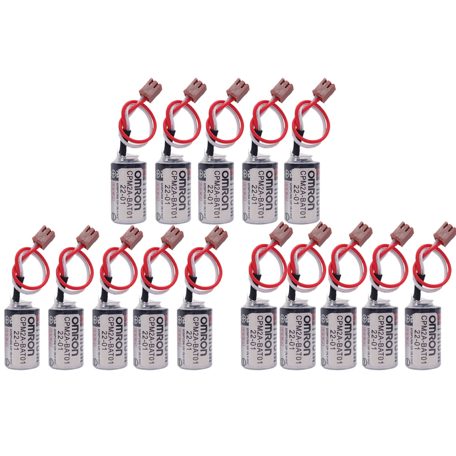 15 PCS ER3V 3.6V Lithium Battery Replacement for OMRON CPM2A-BAT01 ...