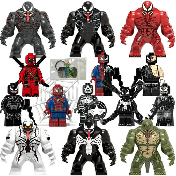 15 PCS Superhero Action Figures Building Blocks Toys - Walmart.com