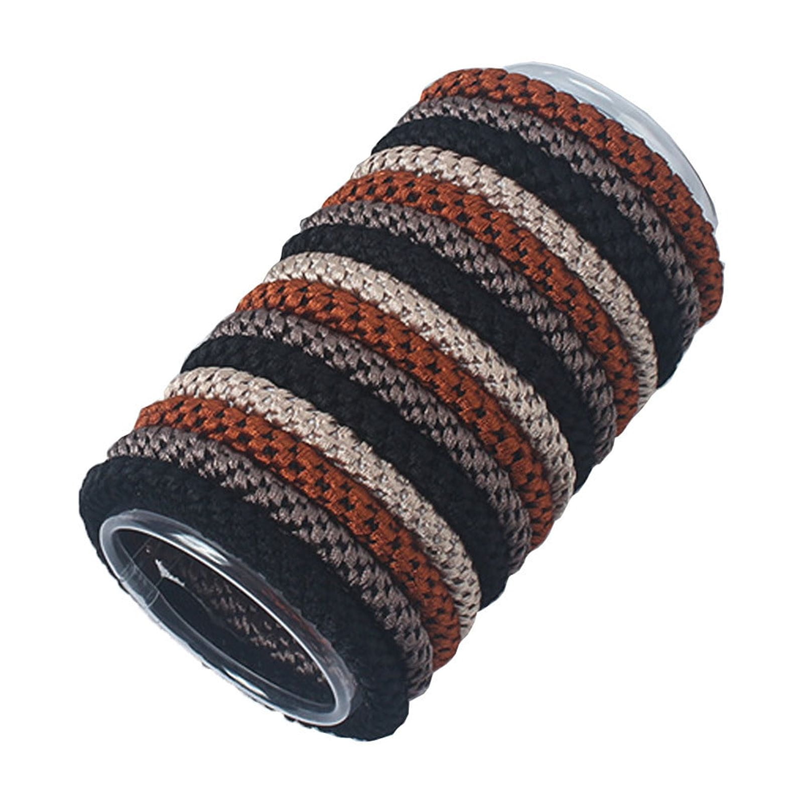 15 PCS Thick Seamless Hair Ties for Curly Heavy and Long Hair Brown ...