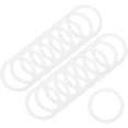 15-Pack 106mm OD Silicone O-Rings Gasket, Seal Gasket for 3.5" Clamp ...