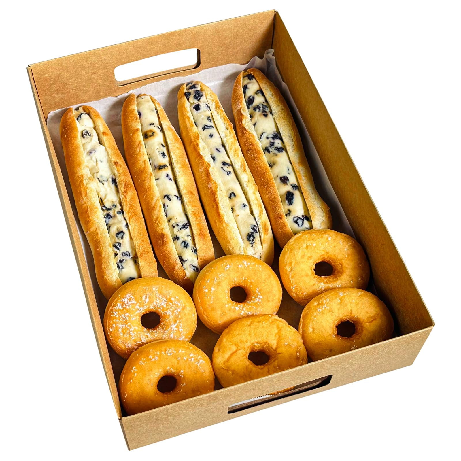 15-Pack 13" X 9" X 3" Brown Blyss Cookie Crate,Sturdy Cookie Serving ...