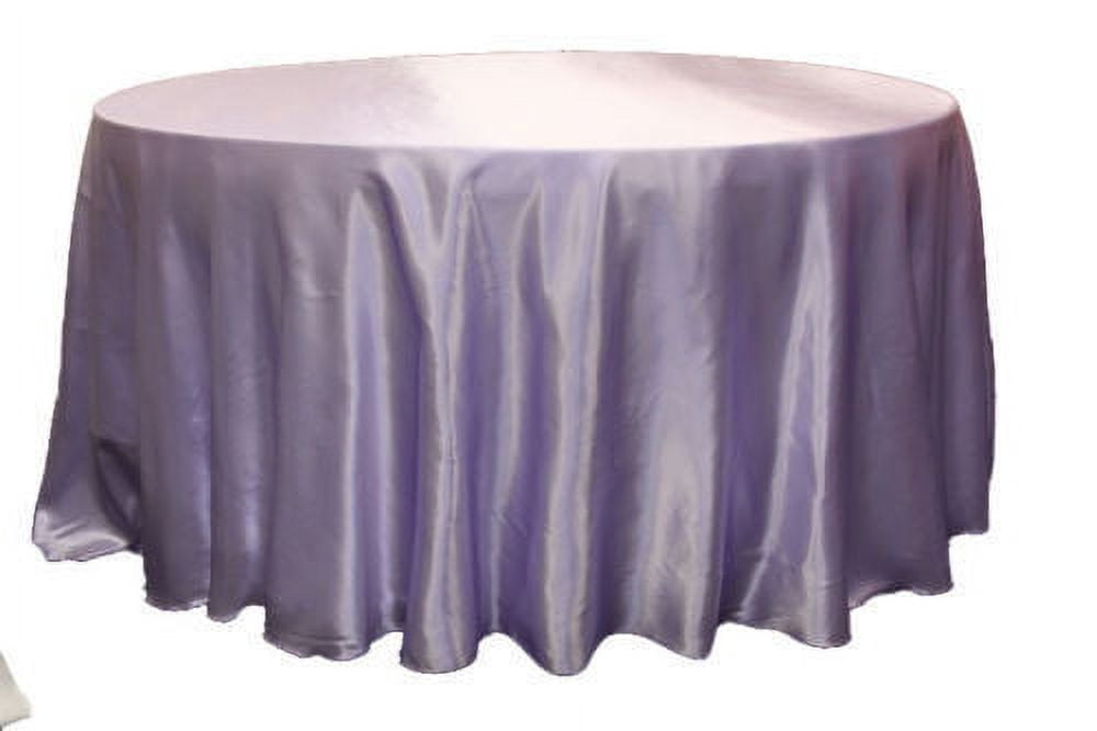 15 Pack 132" Inch round Satin Tablecloth 21 COLORS Table Cover Wedding ...