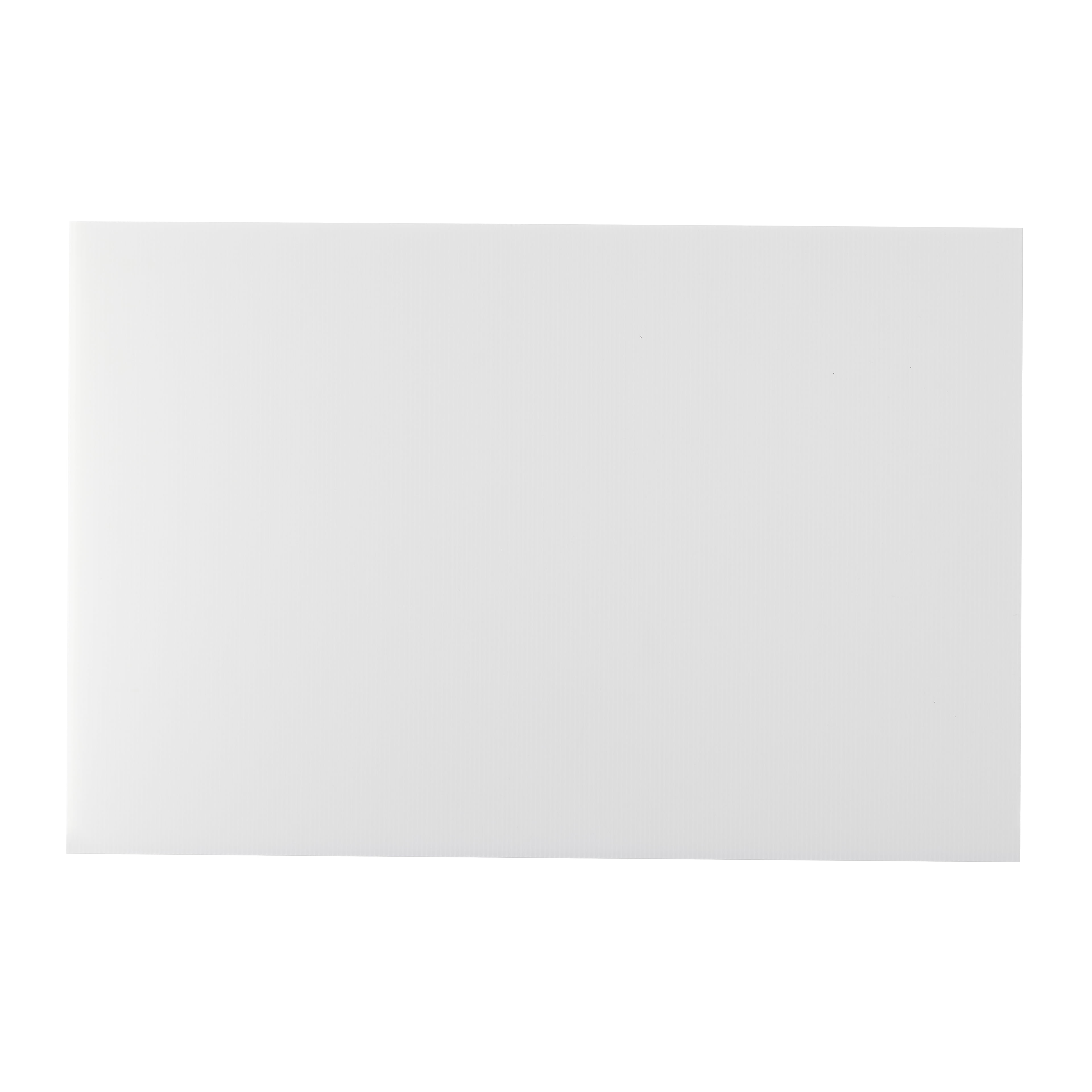 15 Pack: 20" x 30" White Plastic Corrugated Board by Creatology ...