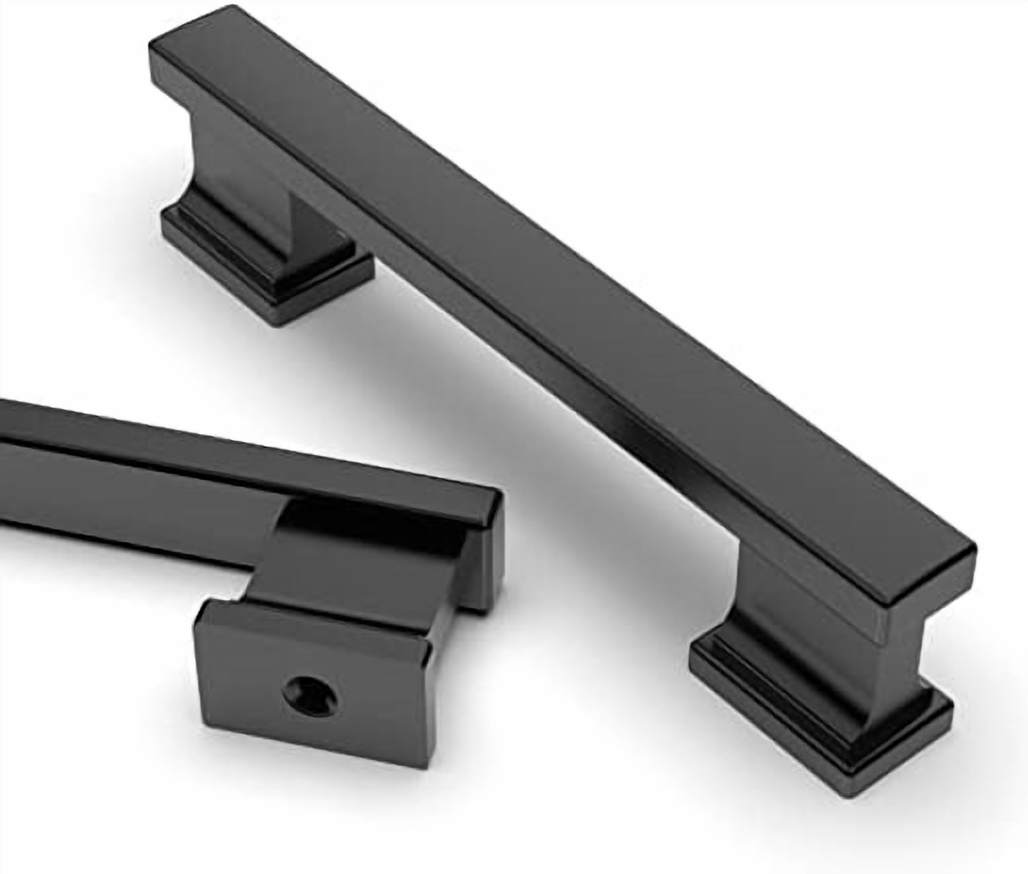 15 Pack 3.75 Inch(96mm) Matte Black Kitchen Cabinet Handles, Cabinet ...