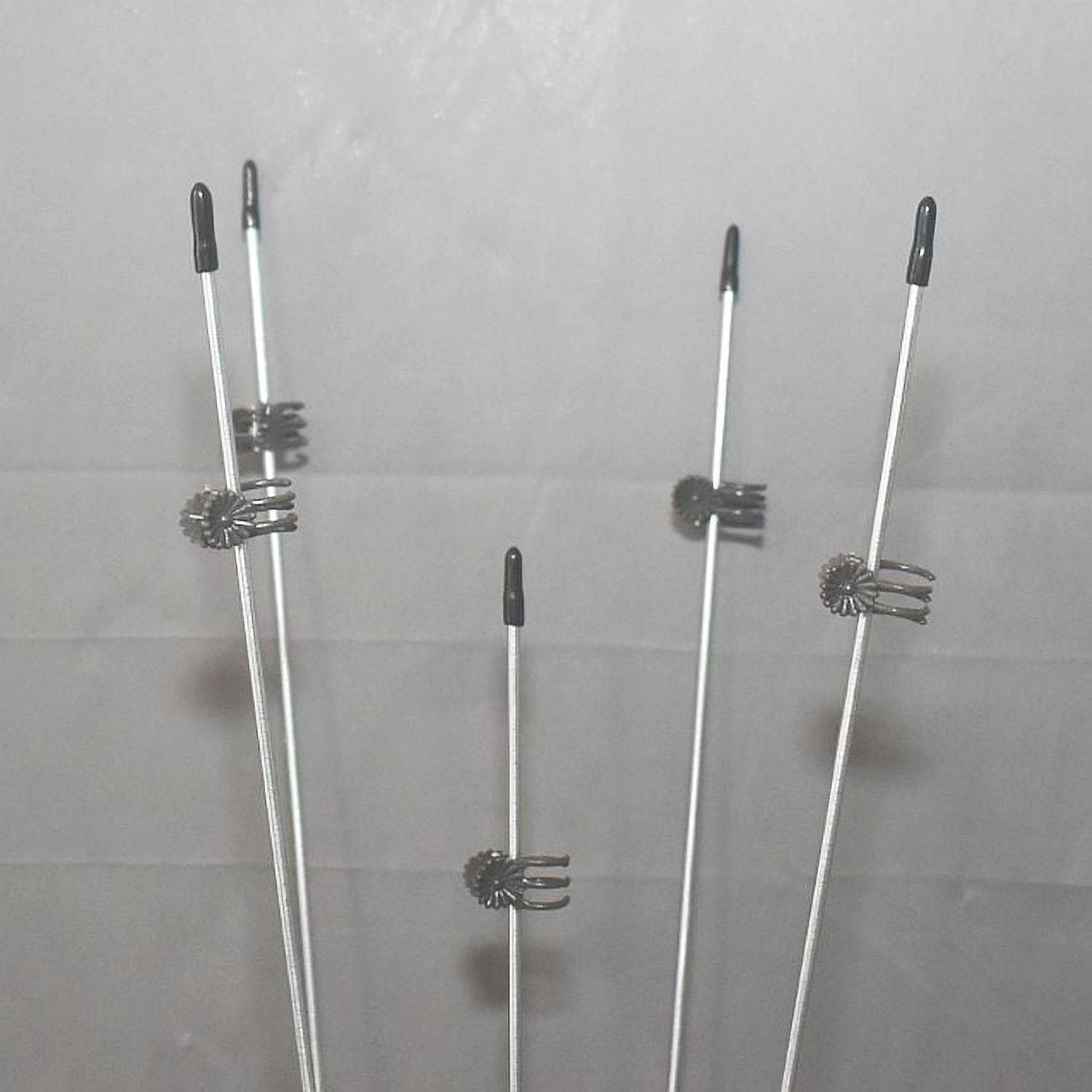 15 Pack - 30 in. Steel Plant Stakes made w/12 gauge Wire w/clips and ...