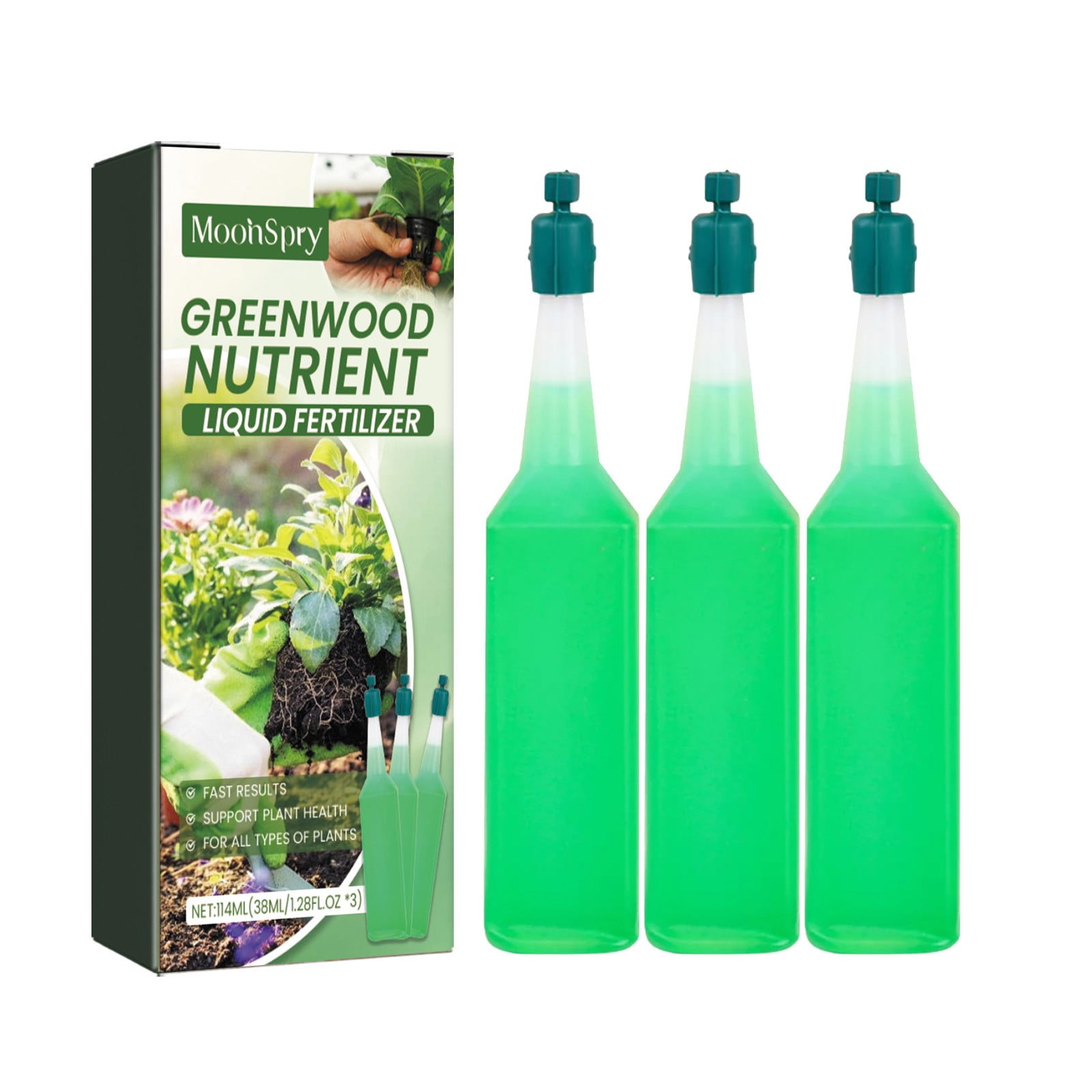 15-Pack 38ml Concentrated Plant Nutrient Solution for Flowers ...