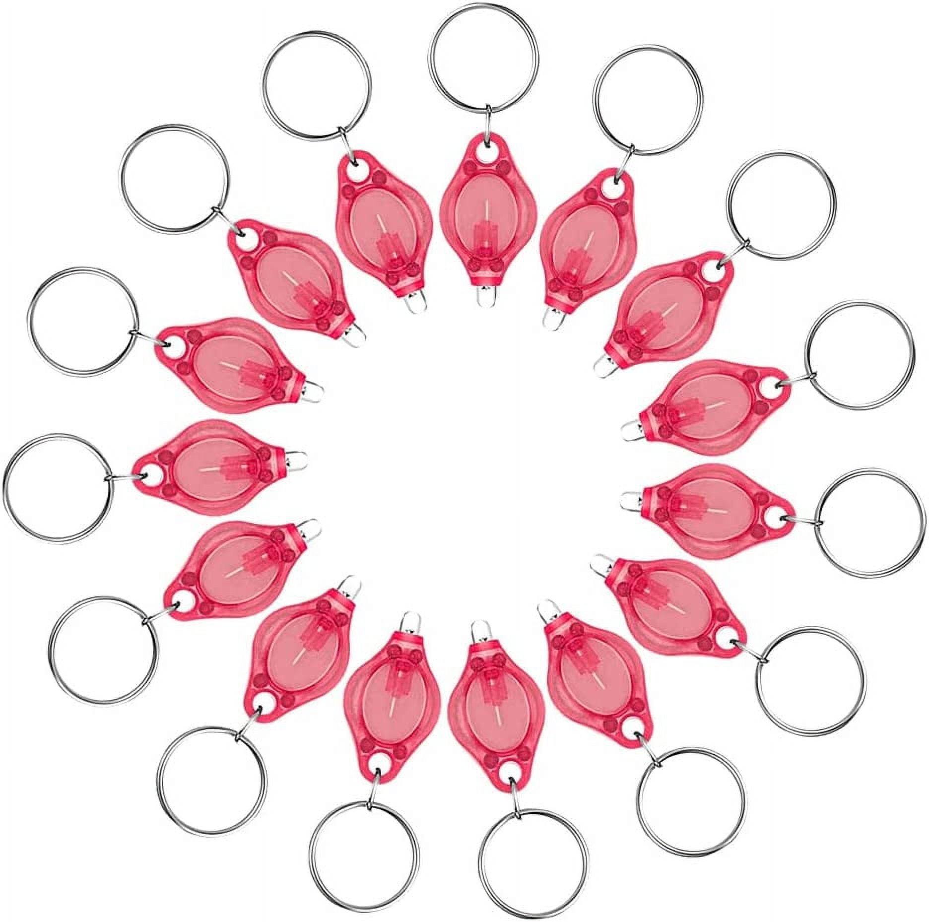 15 Pack 395nm UV Mini LED Keychain Flashlight Black Light UV Lights Key ...