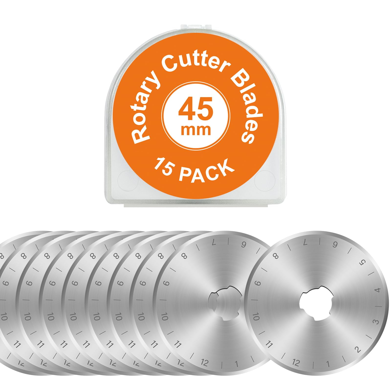 15 Pack 45mm Rotary Cutter Blades 45mm Quilting supplies Rotary Cutter ...