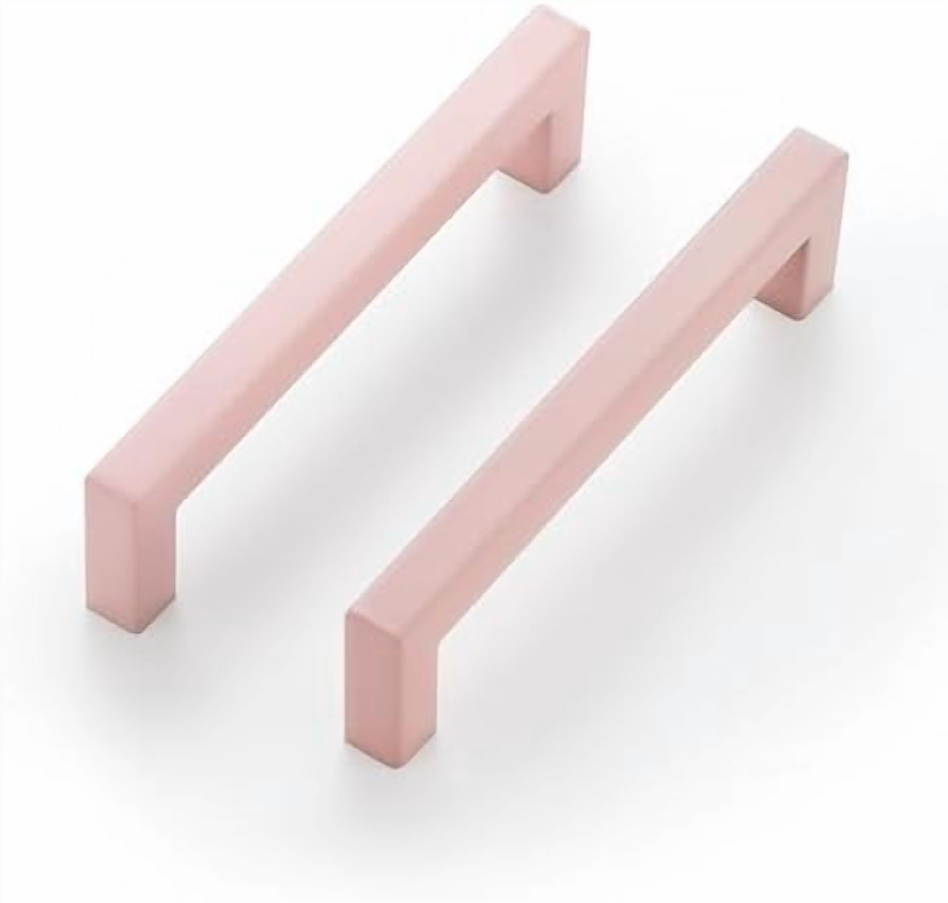 15 Pack 5 Inch Kitchen Square Cabinet Handles Pink Drawer Pulls for ...