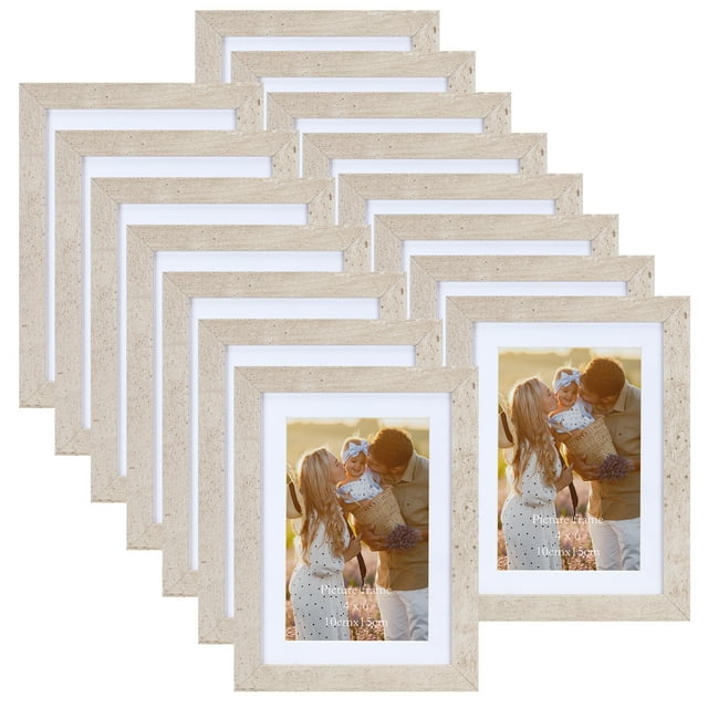 Ditwis 5" x 7" Gray Magnetic Picture Frame 15 Pieces - Walmart.com