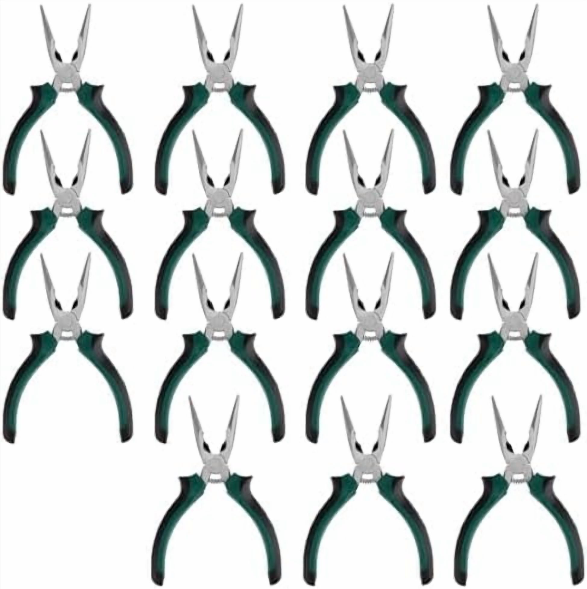 15 Pack 6 Inch Needle Nose Pliers, Long Needle Nose Pliers with Wire ...