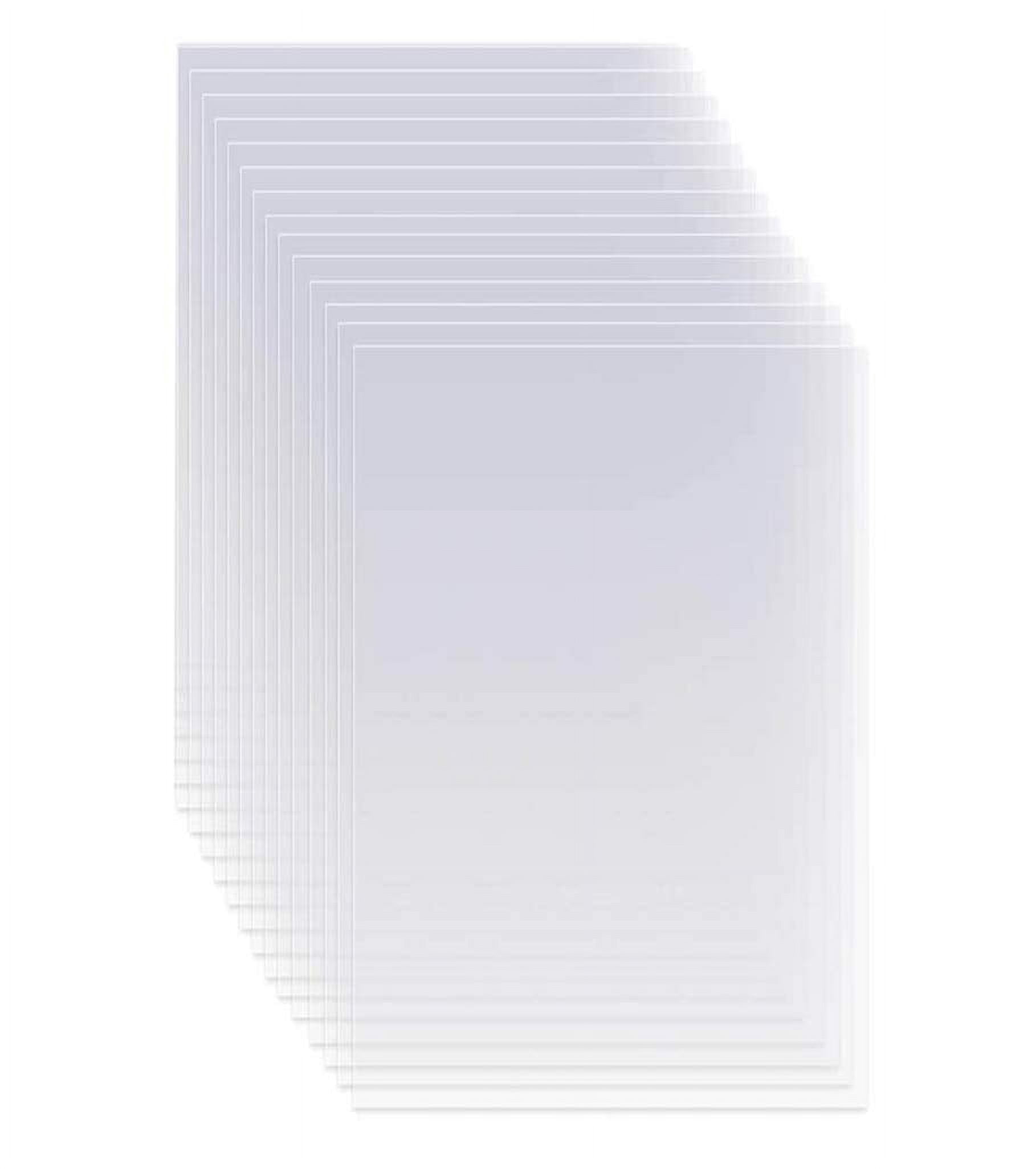 15 Pack 6 Mil Clear Mylar Stencil Sheets 12 x 24 Blank Stencils ...