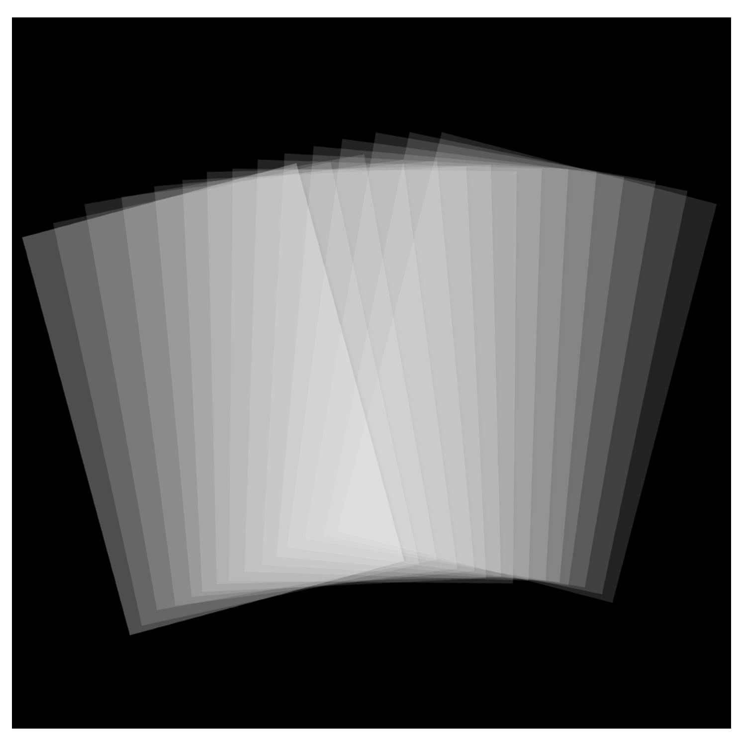 15 Pack 6 Mil MSF2 Blank Stencil Sheets 12 x 24 inch Mylar Sheet Clear ...