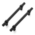 15 Pack 7.38 Inch Cabinet Pulls Matte Black Kitchen Hardware Cupboard ...