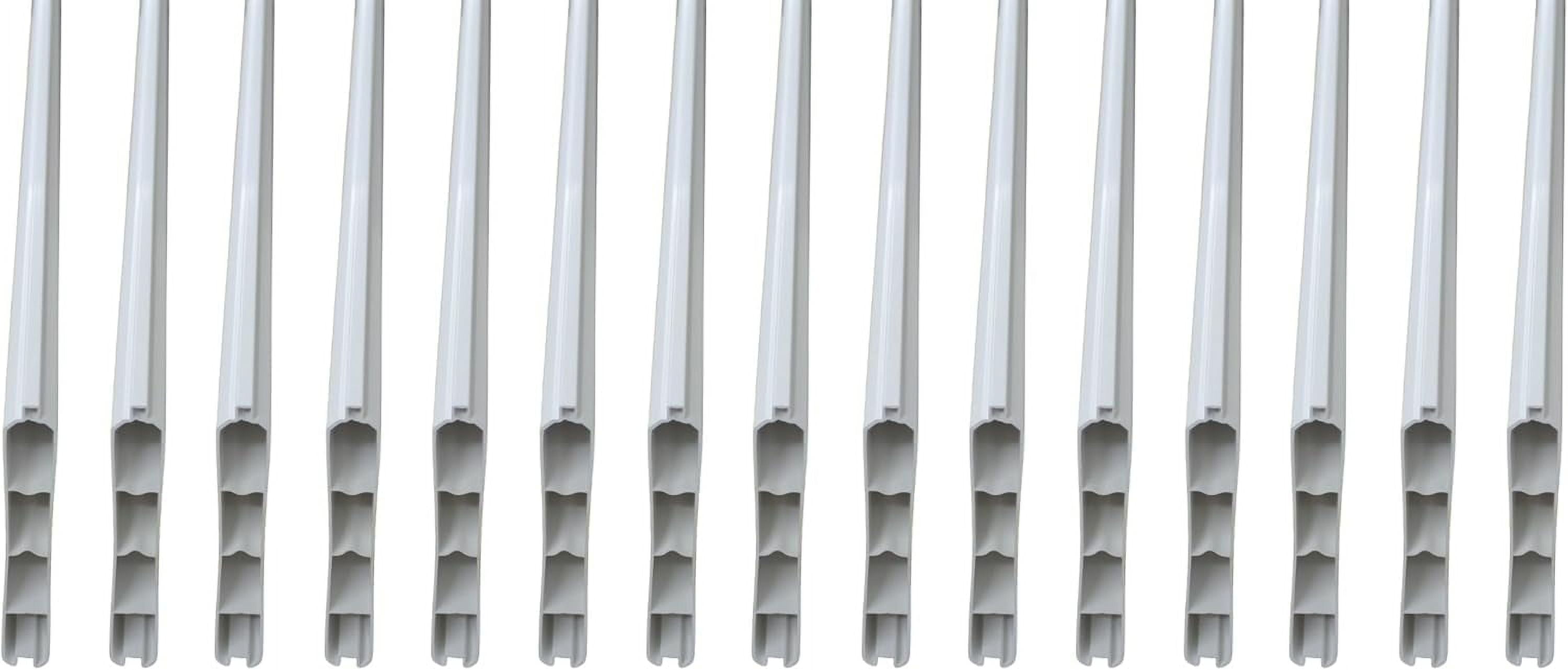 15 Pack 7/8" x6x62-1/4 Vinyl Fence Tongue & Groove Pickets - Walmart.com