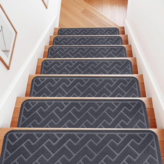 15 Pack 8 "X 30" Non Slip Stair Treads for Wooden Steps, Carpet Stair ...