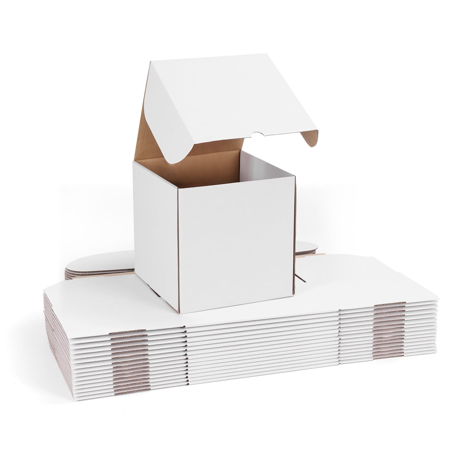 15 Pack 8x8x8 Shipping Box Recyclable Mailers, Corrugated Cardboard ...