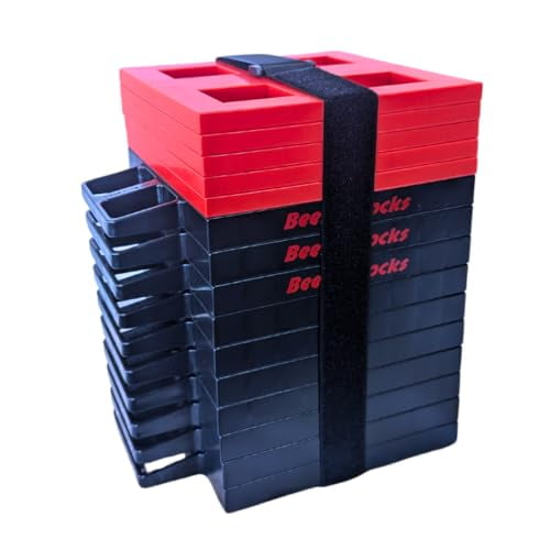 15-Pack Beefy Blocks Heavy-Duty Stackable Leveling Blocks with ...