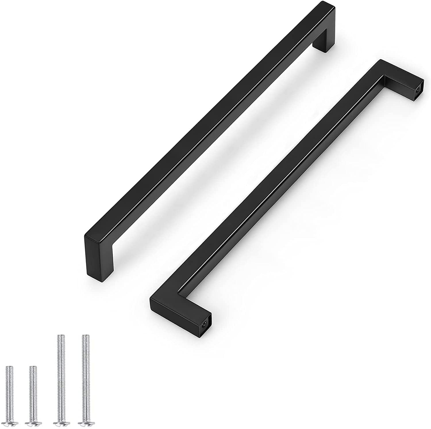 15 Pack Black Kitchen Cabinet Pulls,Stainless Steel 10inch Hole Centers ...