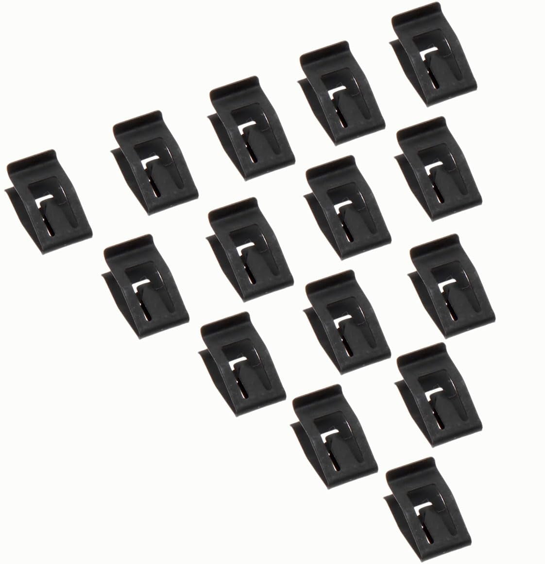 15 Pack Black Retainer RRF12 Clips Universal Automotive Car Front ...