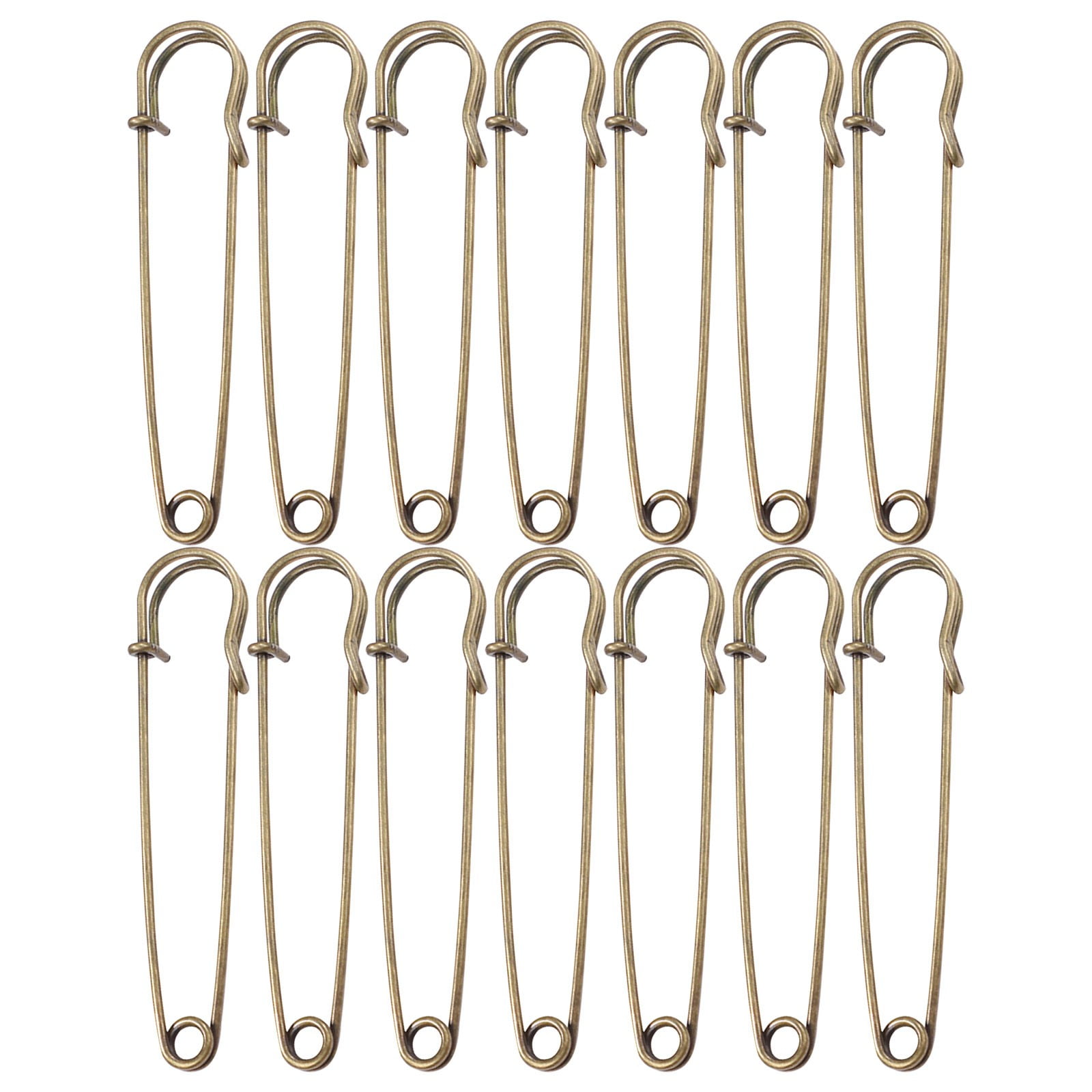 15 Pack Bronze Paper Clips Quality For Organizing Documents 1.5 Inch ...