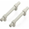 15 Pack Brushed Nickel Cabinet Handles - 3" Hole Center Cabinet Pulls ...