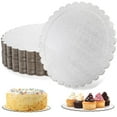 15 Pack Cake Boards Round, 10 Inch Sturdy Cardboard Cake Plates, Grease ...