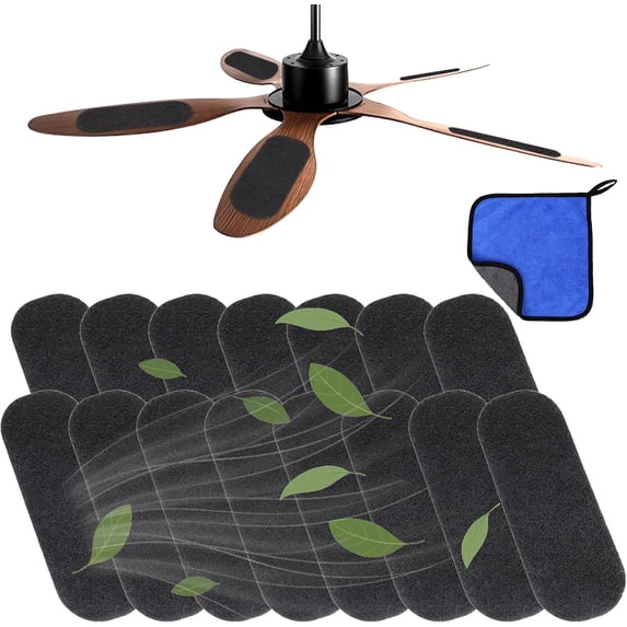 15 Pack Ceiling Fan Filters,Unscented Activated Coconut Shell Carbon ...