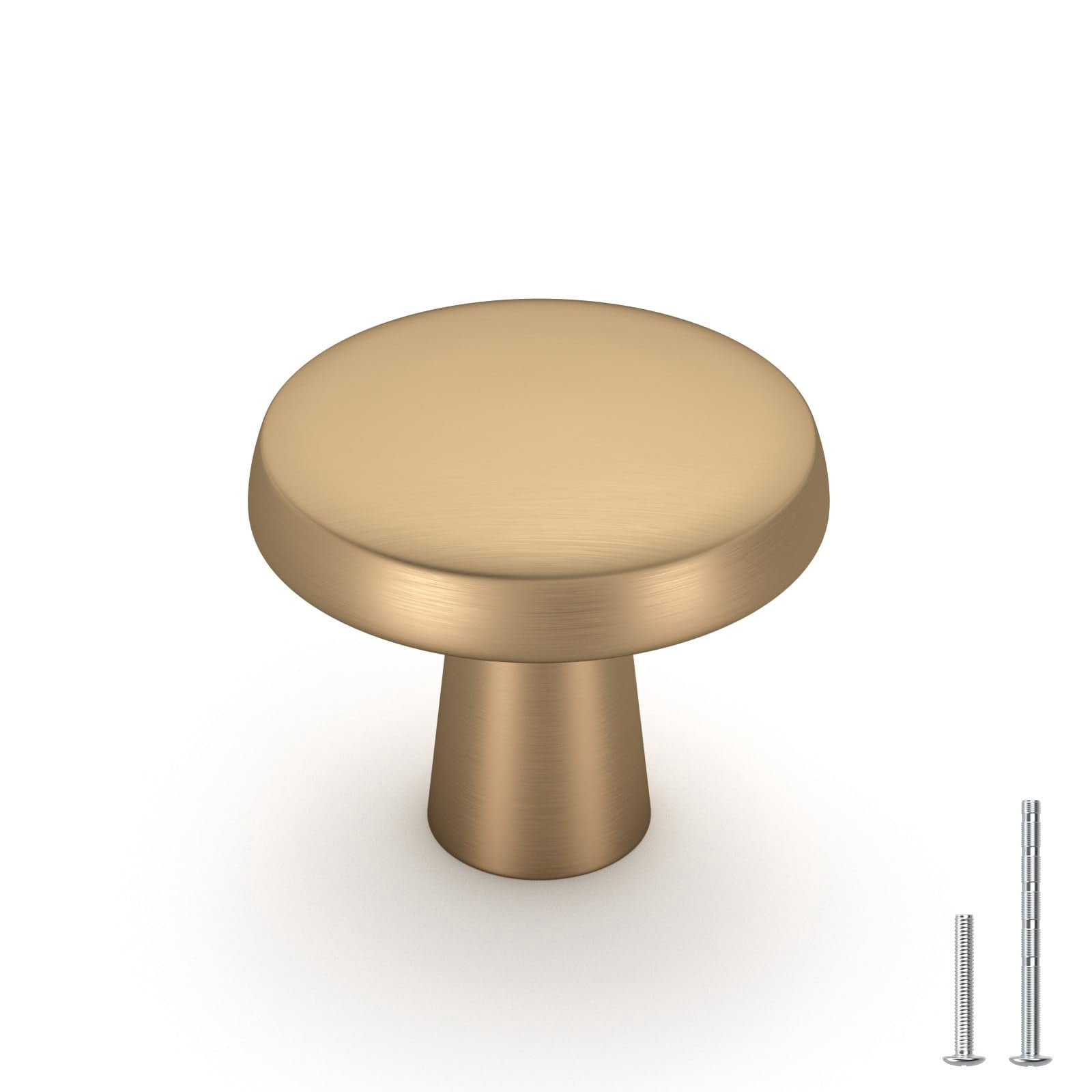 15 Pack Champagne Bronze Cabinet Knobs For Cabinets Drawers Dressers ...