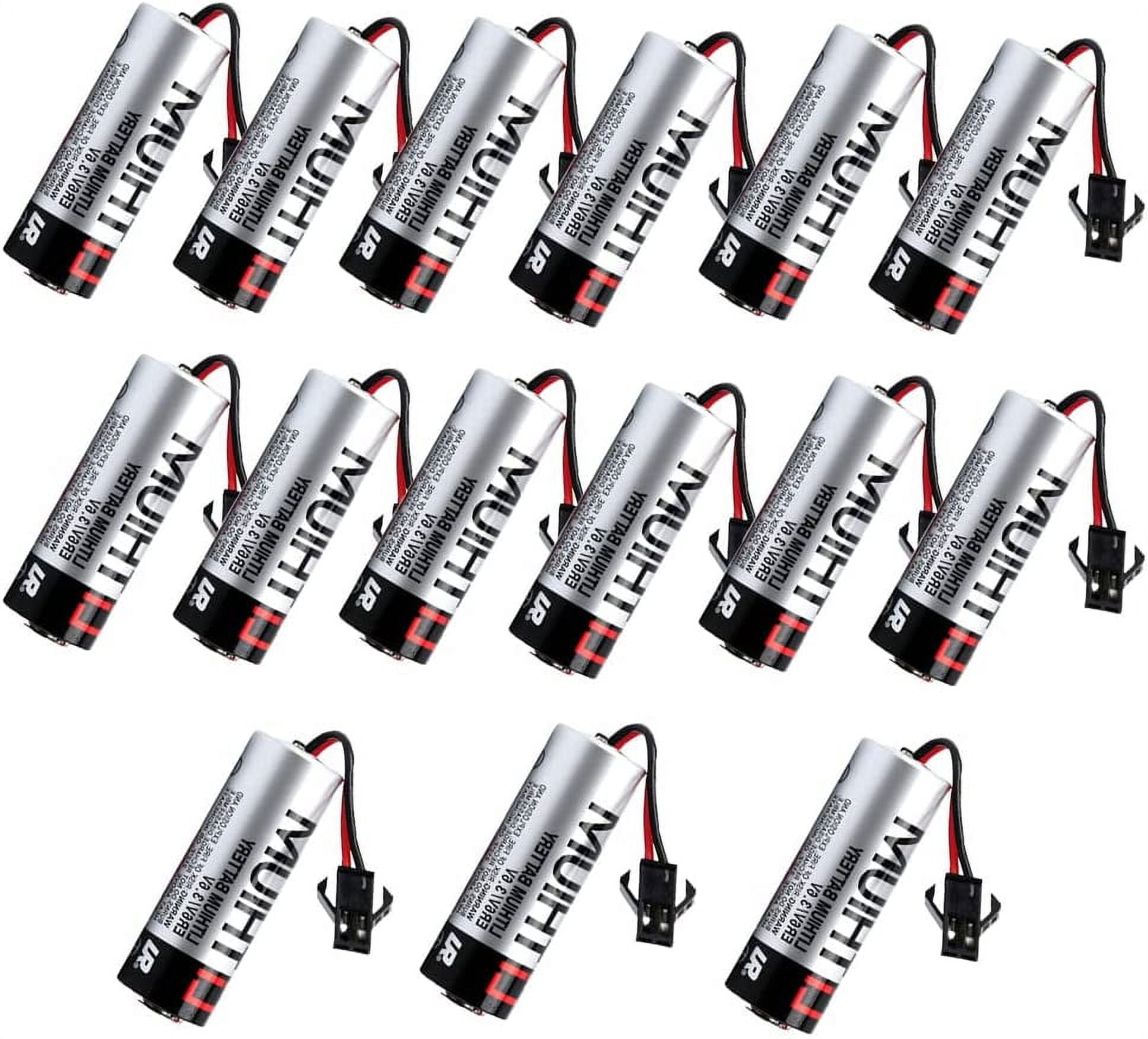 (15-Pack) ER6V-OTC 2000mAh 3.6V Battery for OTC Robot CNC Machine Tools ...