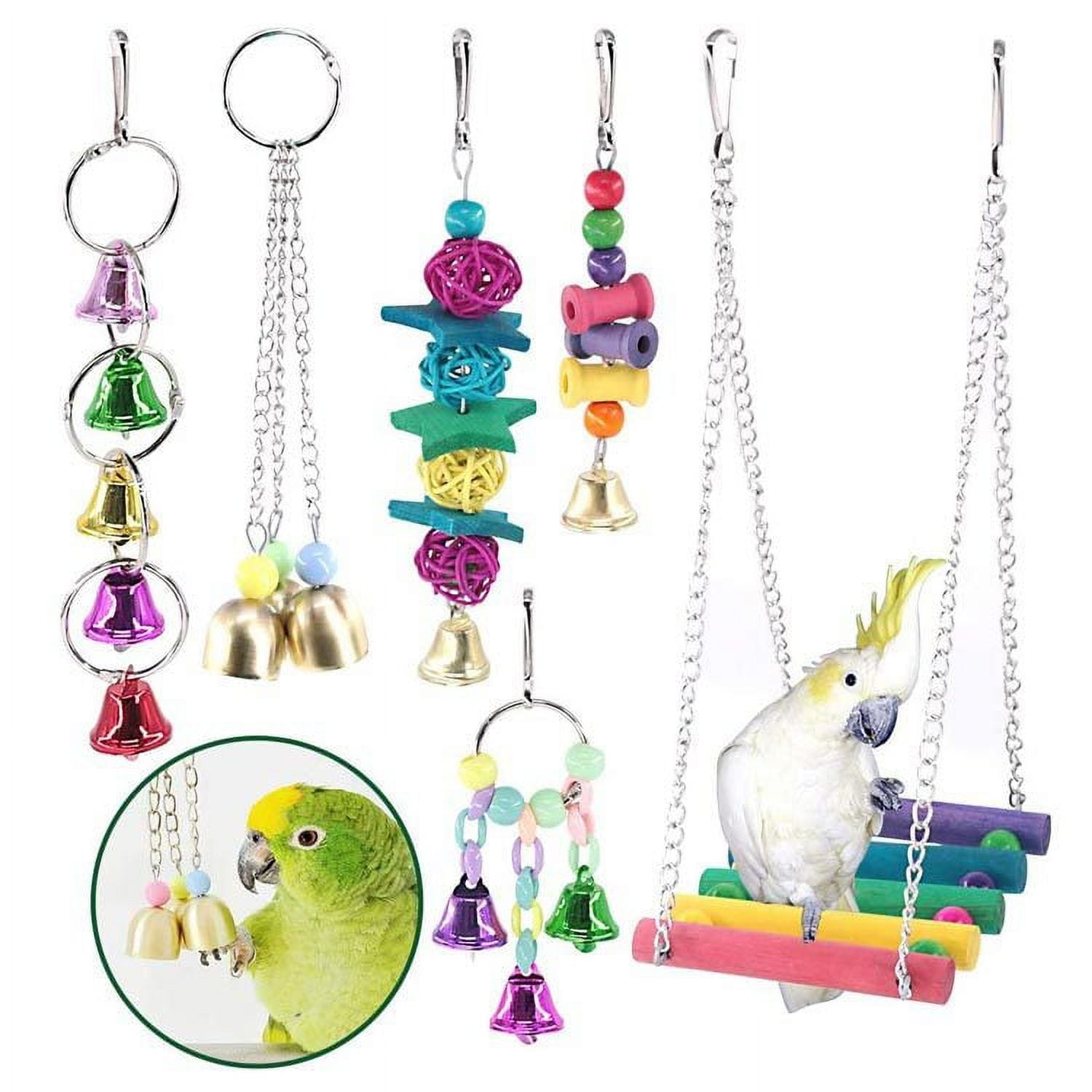 15 Pack Extra Large Bird Toys for Parakeet Toys for Bird Cage ...