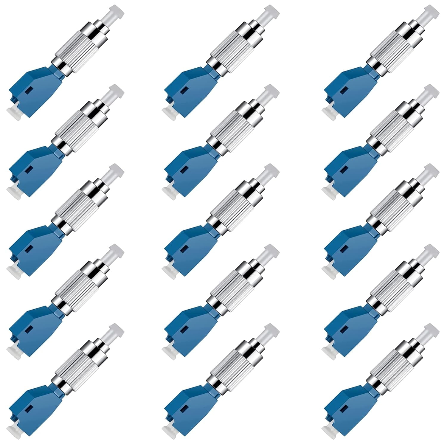 15 Pack FC Male to LC Female Adapter Fiber Optic Connector Visual Fault ...