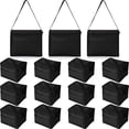 15 Pack Insulated Lunch Bags Bulk Reusable Cooler Boxes Leakproof Lunch ...